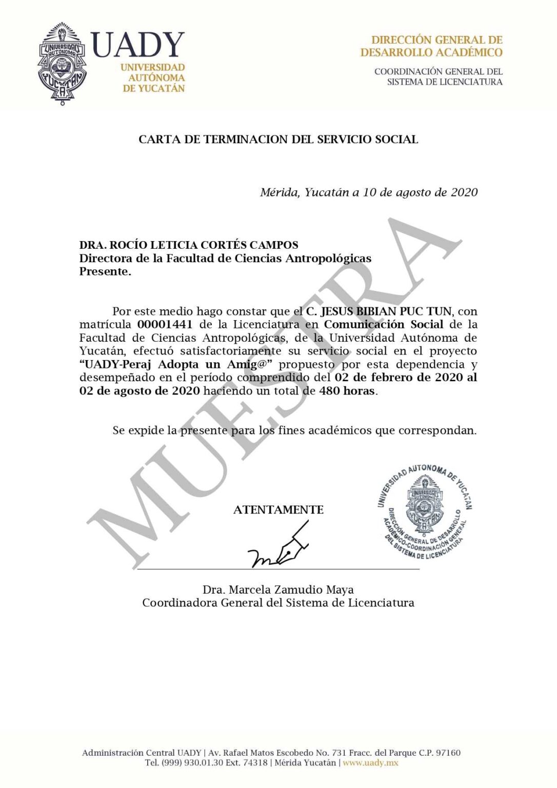 Hoja Membretada Ejemplo Actual 【 2024